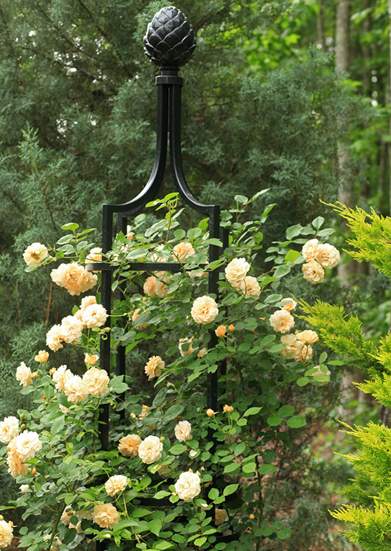 Order robust metal obelisks online ~ Classic Garden Elements UK
