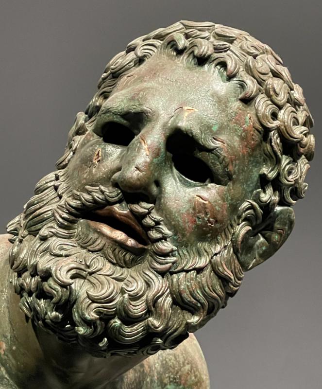 Purchase Bronze Casting of Boxer at Rest Online