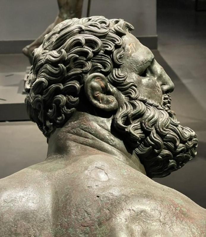 Purchase Bronze Casting of Boxer at Rest Online