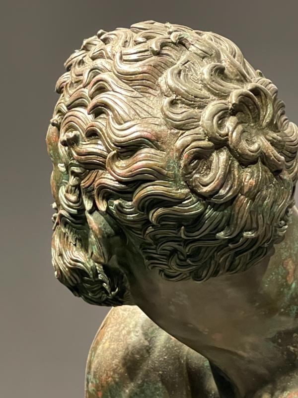 Purchase Bronze Casting of Boxer at Rest Online