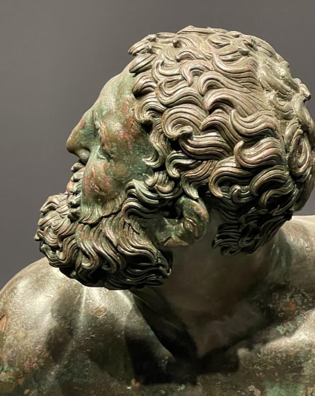 Purchase Bronze Casting of Boxer at Rest Online