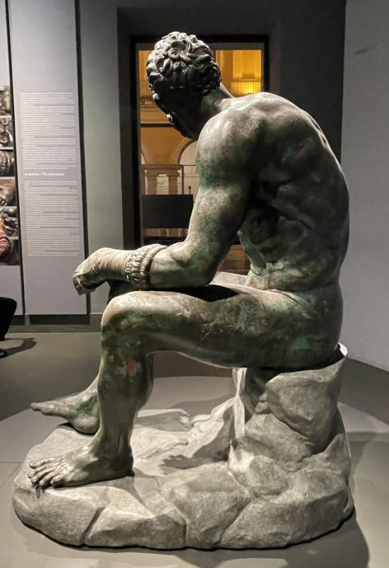 Purchase Bronze Casting of Boxer at Rest Online