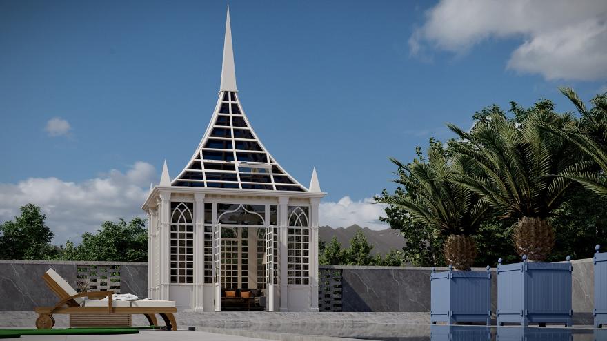 Colonial-Style Pool House – Custom-Made to Order – Buy Now